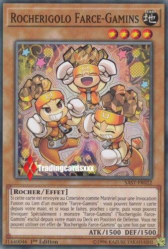 ♦Yu-Gi-Oh!♦ Rocherigolo Farce-Gamins (Prank-Kids) : SAST-FR022 -VF ...