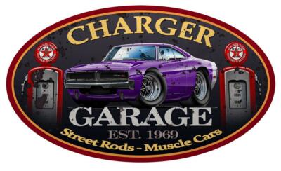 1969 Charger Garage Sign Wall Art Graphic Sticker | eBay