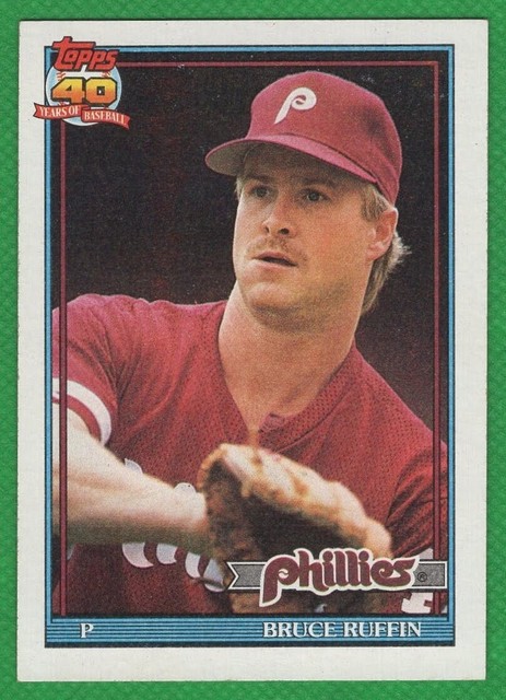 1991 Topps - #637 Bruce Ruffin for sale online | eBay