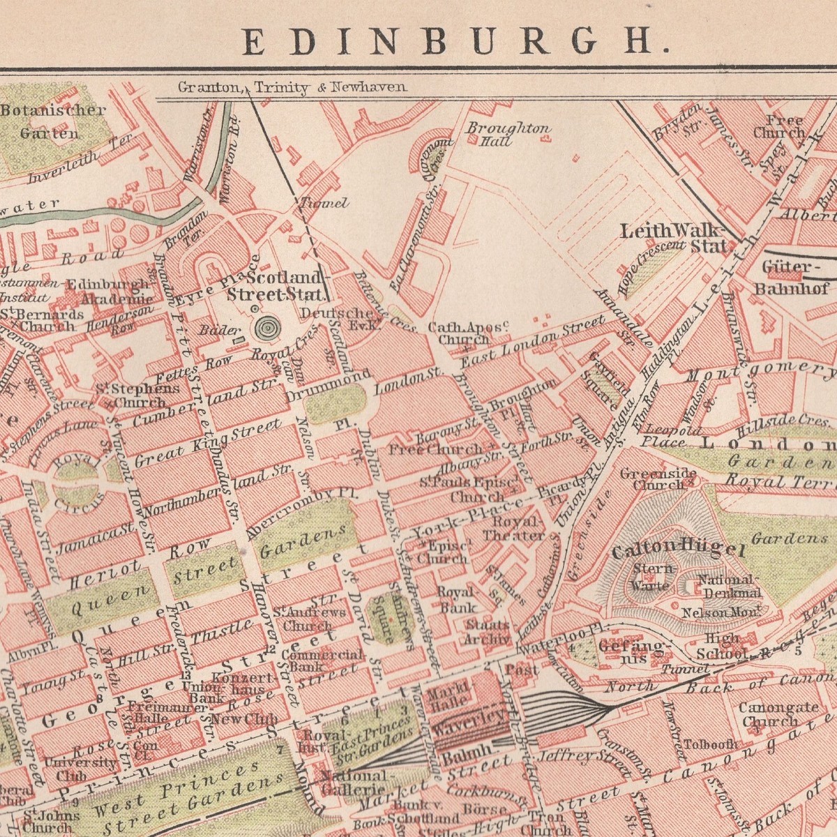 Edinburgh Scotland Map Map Of Edinburgh, United Kingdom | Global 1000