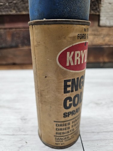 Vtg Krylon Engine Color Ford Blue Spray Paint Can A3 | eBay