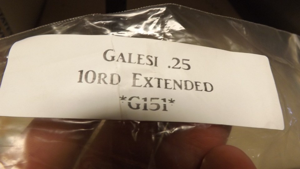 10rd Extended Magazine for Armi Galesi 25acp magazine vest pocket (G151 ...