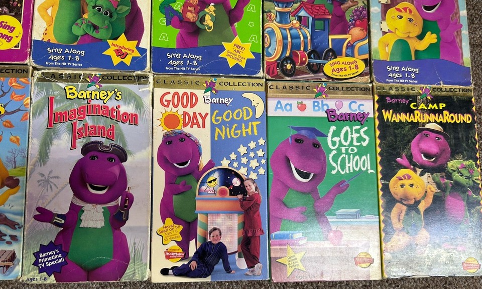 Barney VHS Collection Lot Of 21 Movies | eBay