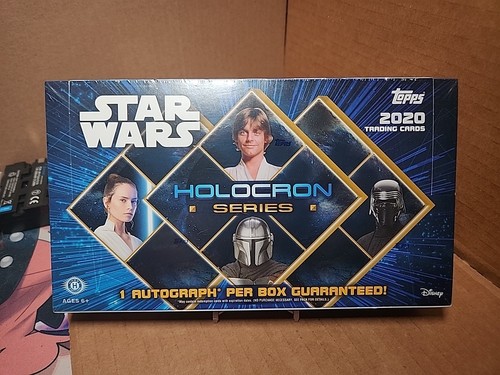 (FACTORY SEALED) 2020 TOPPS STAR WARS HOLOCRON SERIES HOBBY BOX Disney ...