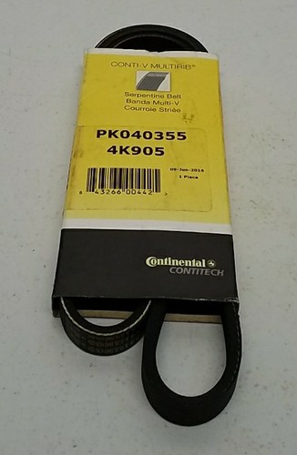 PK040355 Continental ContiTech Conti-V Multi-Rib Serpentine Belt for ...