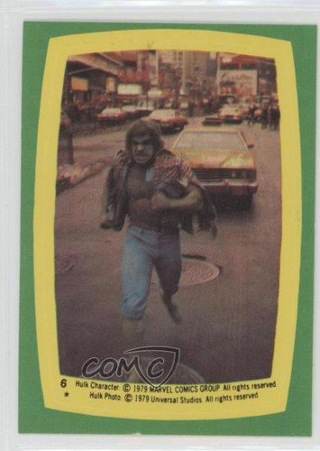 1979 Topps Marvel The Incredible Hulk Stickers Hulk #6 0f8 | eBay