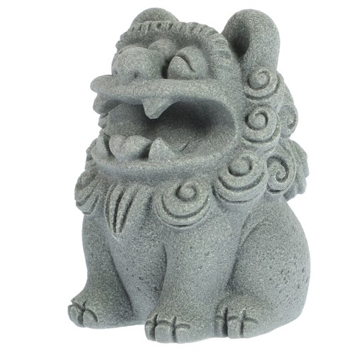 Cute Lion Decor Tabletop Brush Holder Desktop Ornament Decorative Home ...