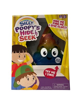 NEW The Talking, Active Play Singing Rainbow Poop Silly Poopys Hide ...