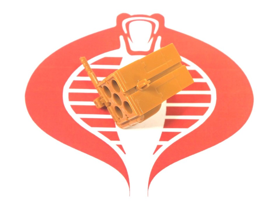 GI Joe Weapon Salvo Missile Launcher Gun 1990 Original Figure Accessory ...