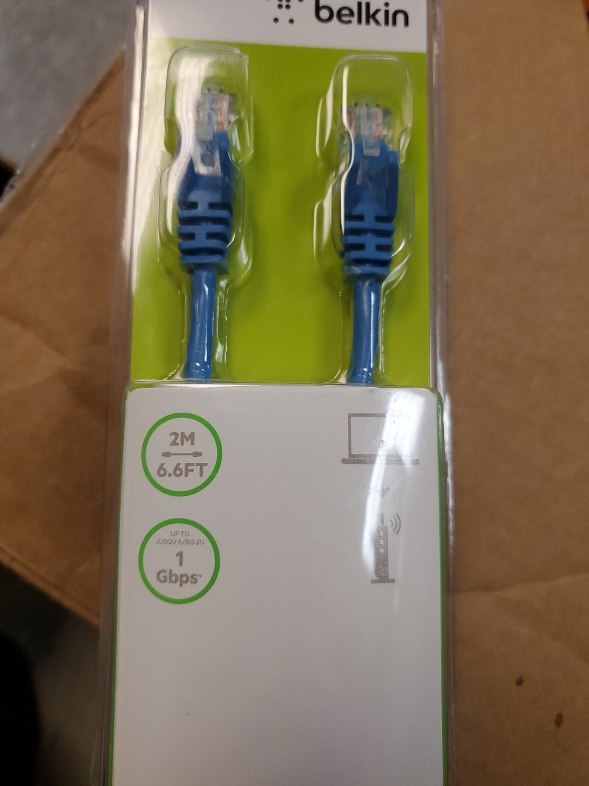 Belkin-cables Belkin CAT5e Networking Cable Blue 6.6 ft for sale online ...