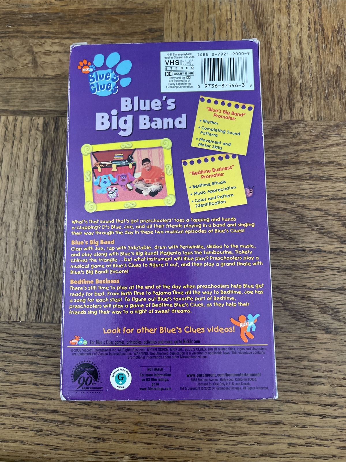 Blues Clues - Blues Big Band (VHS, 2003) for sale online | eBay