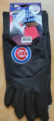 FOCO ADULT CHICAGO CUBS HIGH END NEOPRENE GLOVES, BLACK, MEDIUM | eBay