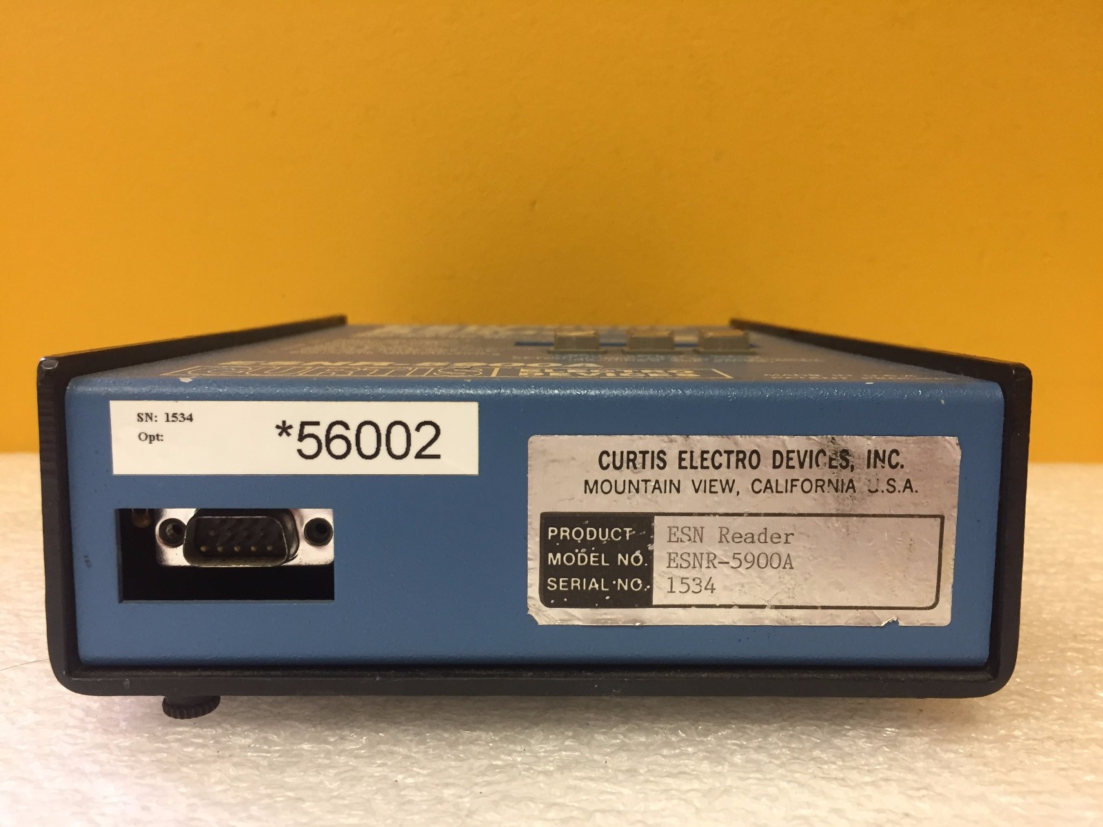 Curtis Electro Devices ESNR-5900A Cell Phone ESN Reader. Vintage ...