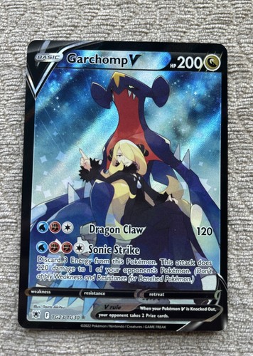 Garchomp V TG23/TG30 SWSH Astral Radiance Pokemon Trainer Gallery Ultra ...