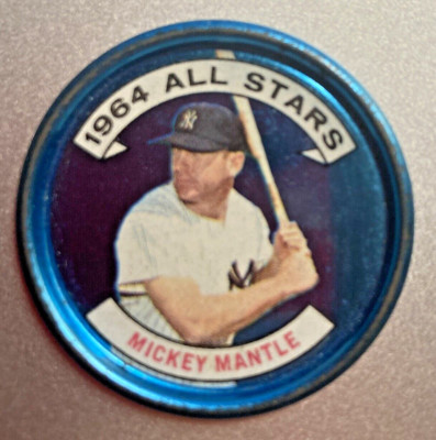 Mickey Mantle 1964 Topps Coin #131 Yankees Ex/Mt Left Handed | eBay