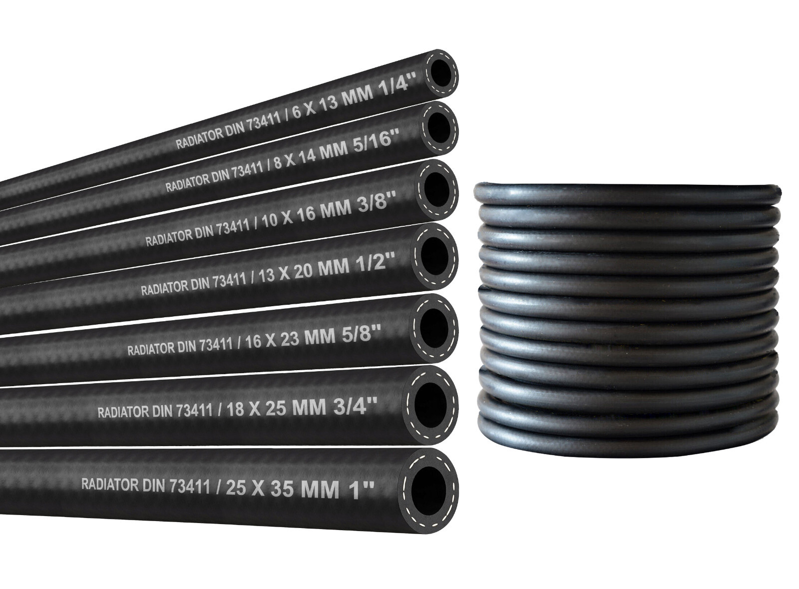 EPDM Gummi KFZ Kühlerschlauch Kühlwasserschlauch Heißwasserschlauch DIN ...