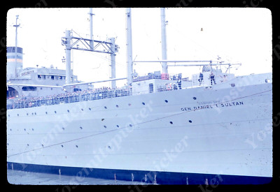 sl79 Original slide 1965 Gen Daniel Sultan US Navy Ship 190a | eBay