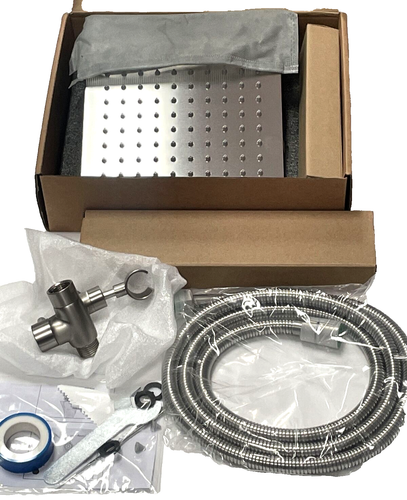 G-Promise Polished Chrome Handheld All Metal Shower Head Combo | eBay