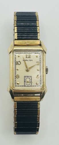 Vintage 1930/40s Hamilton 14KT Gold-Filled Manual Wind Up Watch Runs ...