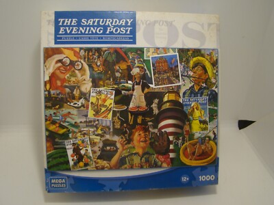 MEGA Puzzles The Saturday Evening Post 1000 Piece Puzzle | eBay