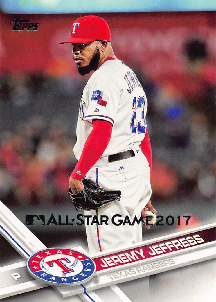 Jeremy Jeffress 2017 Topps All-Star 514 Texas Rangers Baseball Card | eBay