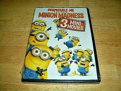 DESPICABLE ME PRESENTS MINION MADNESS 3 MINI-MOVIES-DVD-2012-BRAND NEW ...