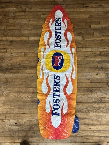 Inflatable Foster’s Lager Beer Surfboard Promo Advertising Bar Decor ...