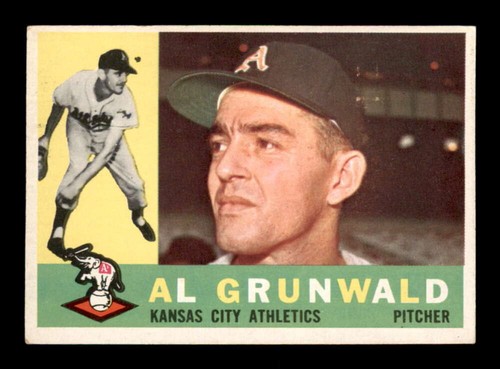 1960 Topps #427 Al Grunwald RC EX/EX+ X2636744 | eBay