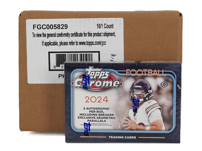 NFL PYT #142 - 2024 Topps Chrome NFL Breakers Delight Half Case (5 ...