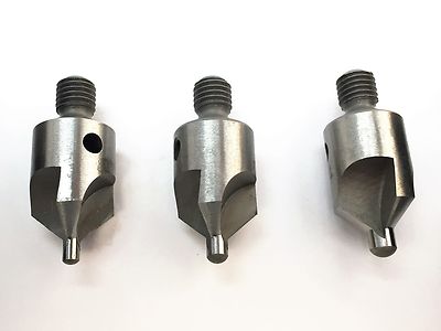 Micro Stop Countersink Cutters set of 3 #21,30,40 HSS 1/2" Body Dia 100 ...
