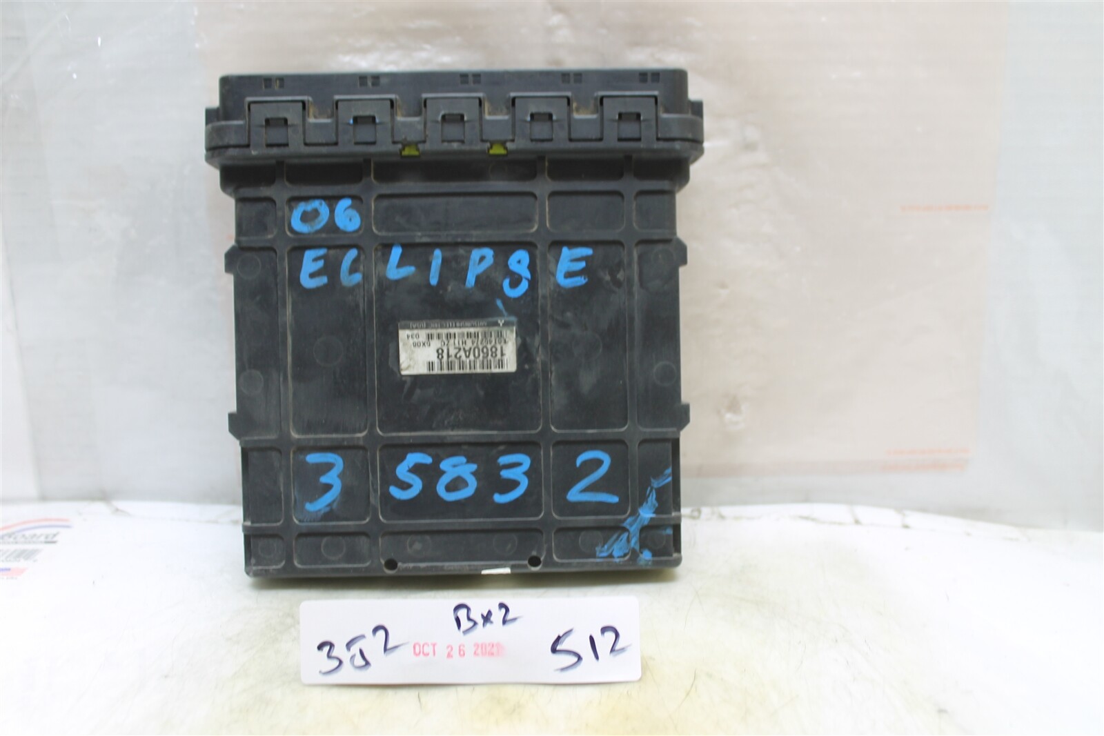 2006 Mitsubishi Eclipse 2.4 AT Engine Control Unit ECU 1860A218 Module ...