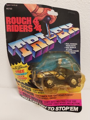 1983 LJN Rough Riders Black/Gold Corvette Tri-Ex 4x4 Sealed NOS | eBay