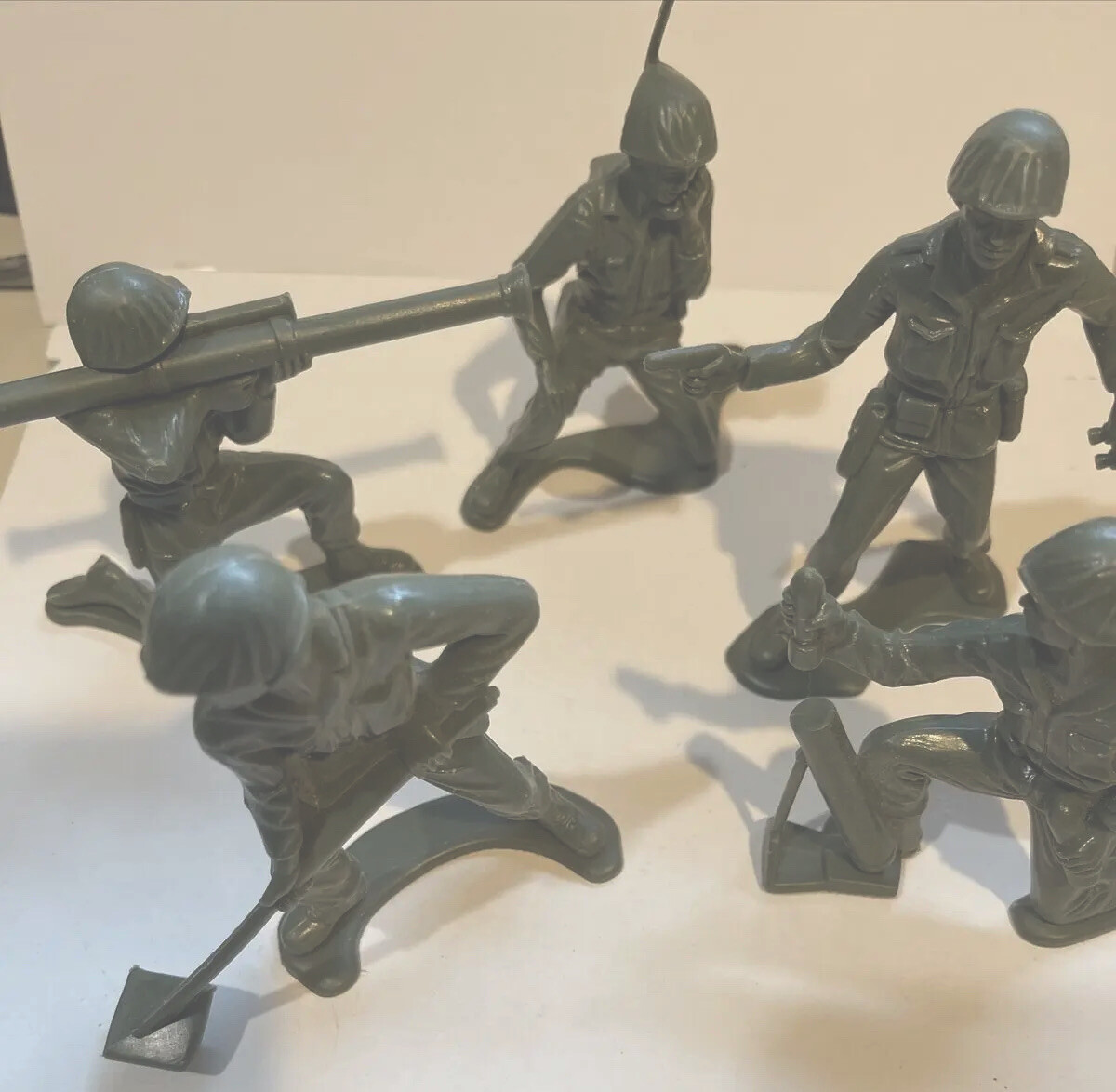 Tim-Mee Toy Soldiers Green Army Men Plastic 5 Count lot | eBay