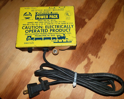 AHM Thunder Line Power Pack Transformer 16 Vdc + 17.5 Vac - good cord ...