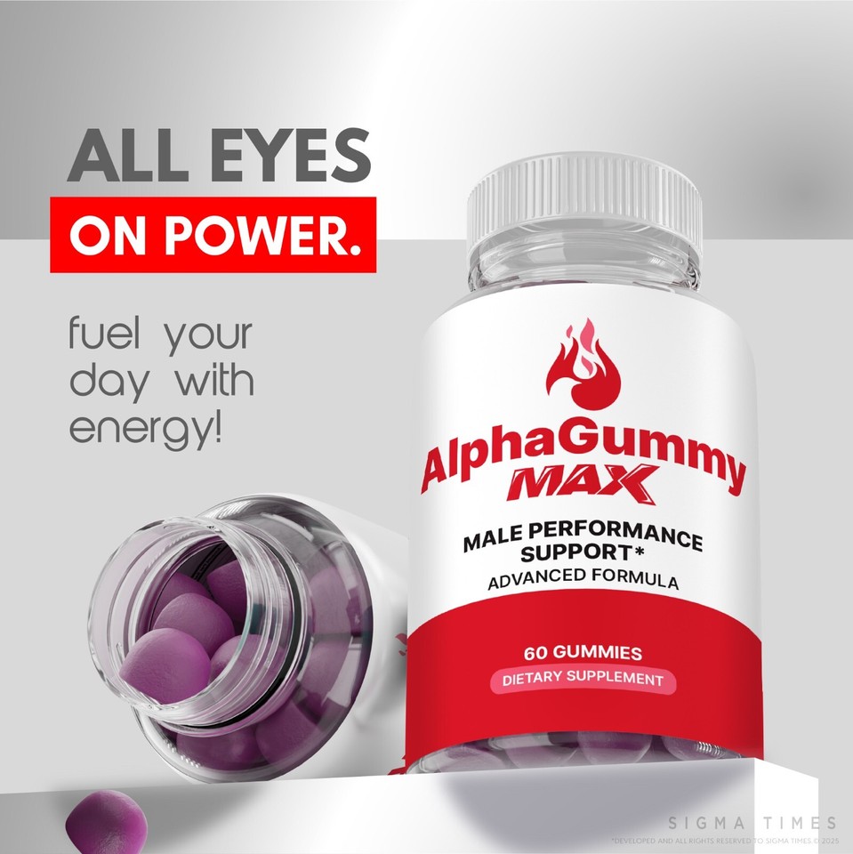 (3 Pack) AlphaGummy Max for Men, Advanced Alpha Gummy s Male Support ...