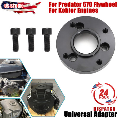 For Kohler Engines Predator Universal adapter 670 Flywheel Adapter 6061 ...