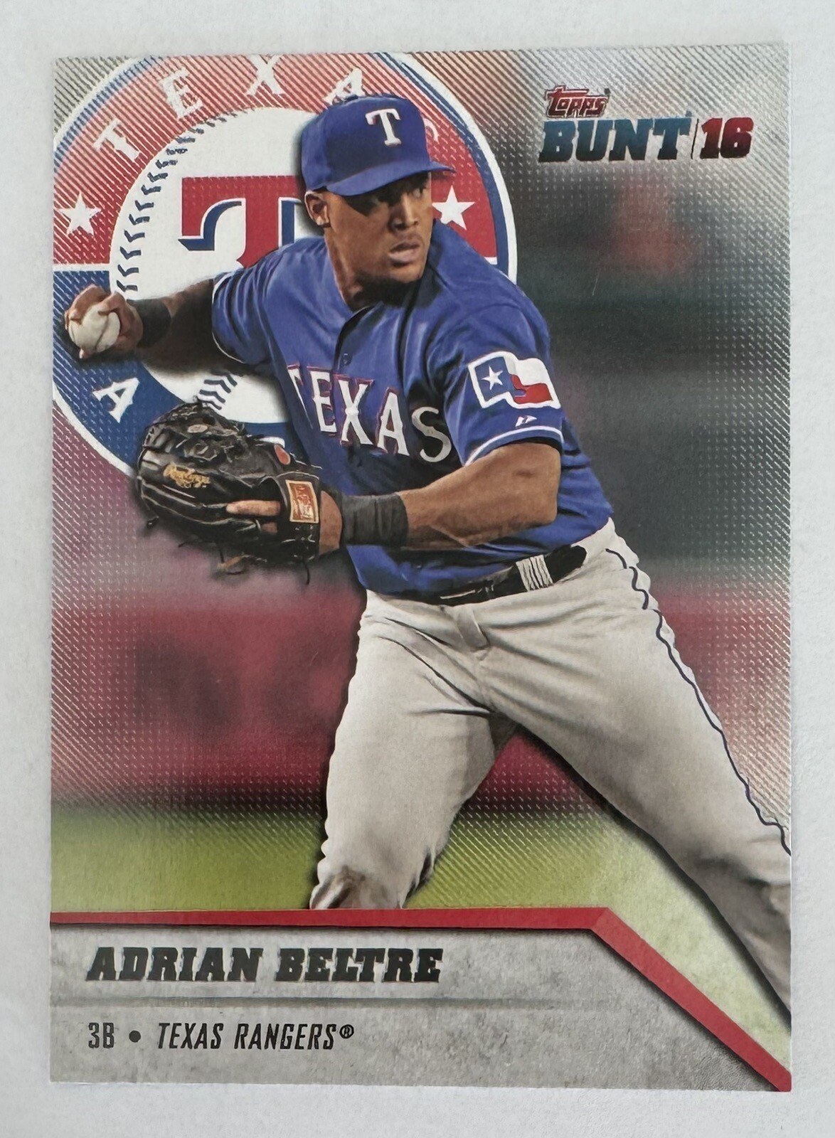 2016 Topps Bunt Baseball #64 Adrian Beltre - Texas Rangers | eBay