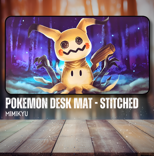 Mimikyu Pokemon Desk Mat Play Mat Mousepad for Pokemon TCG Fans | eBay