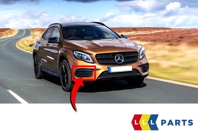 Mercedes-Benz GLA X156 Front Bumper Right Grille Cover A1568858800 ...