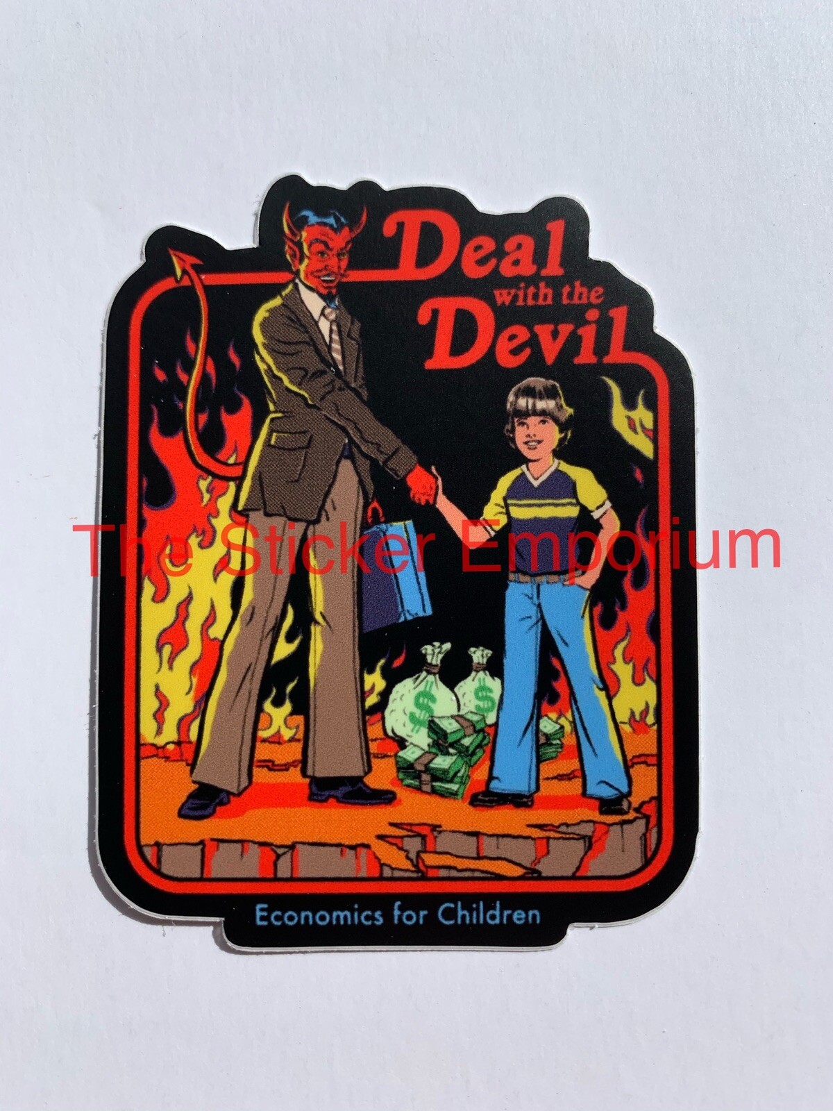 Deal With The Devil Sticker ~ Funny Wiccan Wicca Witch Book Occult ...