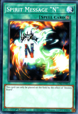 Spirit Message "N" - LDS3-EN013 - Common | eBay Australia