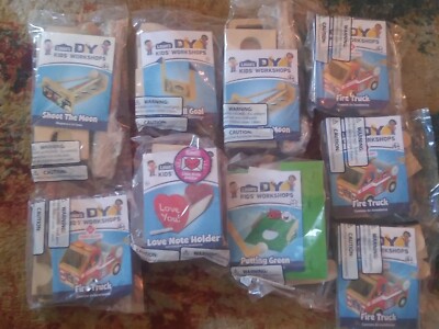 9 Lowe's DIY Kid's Workshop Wooden Kits w/ Patch Free Shipping! | eBay