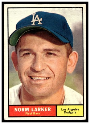 1961 Topps #130 Norm Larker VG+ | eBay
