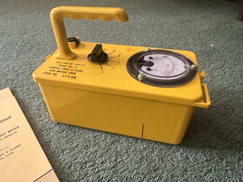Vintage Radiological Survey Meter Geiger Counter Model CDV-715 ...