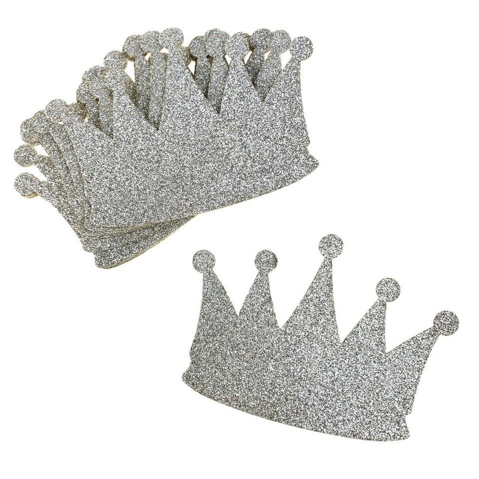 EVA Glitter Foam Crown Cutouts, 5-inch, 10-count | eBay