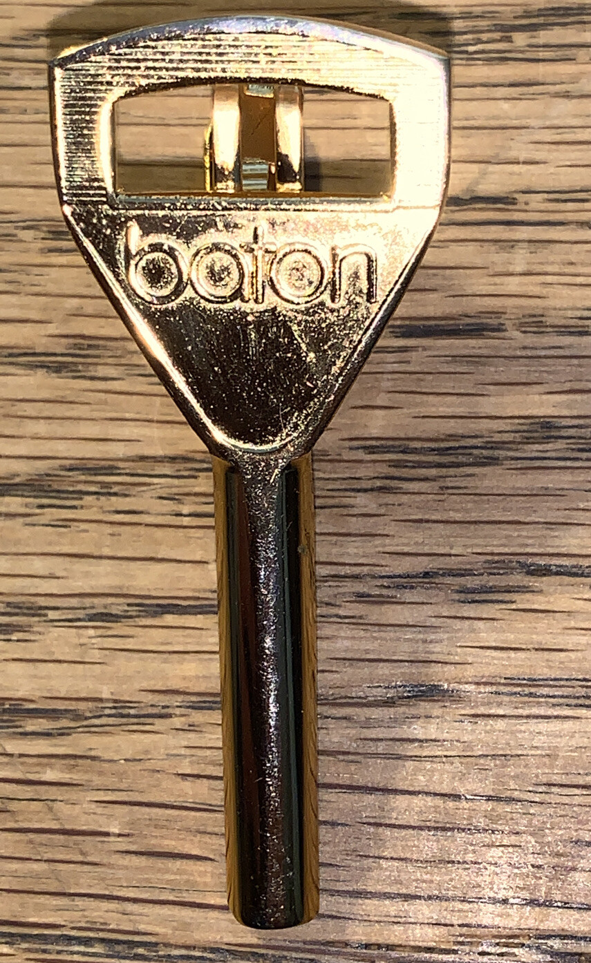 GOLD KEY TO SUCESS TIE CLIP CLASP-- Gold Clamp Locks Men--"BOTON LOCKS ...