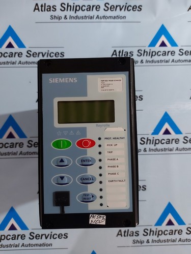 SIEMENS 7SR1003-1KA20-2CA0/DD OVERCURRENT PROTECTION NUMERICAL RELAY ...