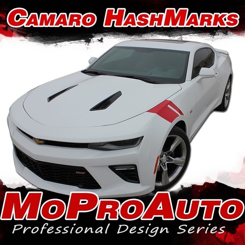 2019-2024 Chevy Camaro Fender Decal HASH Mark Stripes Hood Vinyl ...