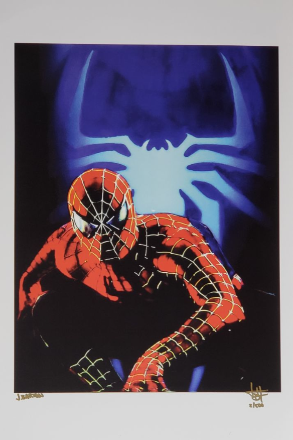 JOSH BARTON Signed-Marvel Comics SPIDERMAN 12x18 LE Lithograph #2 of ...