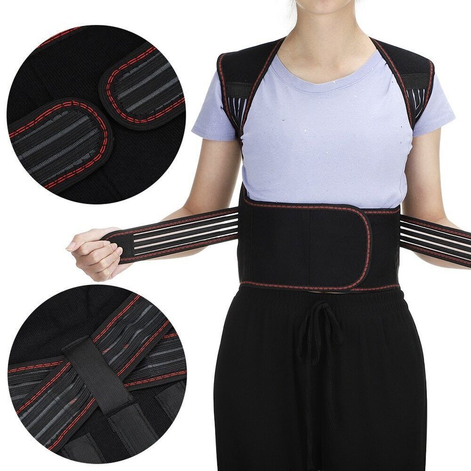 New Tourmaline Self-heating Back Support Waist Brace Therapy Belt Posture | eBay